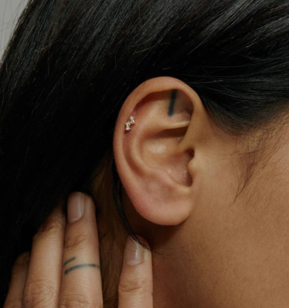 THE BEST HELIX PIERCING JEWELLERY - GOLDEN